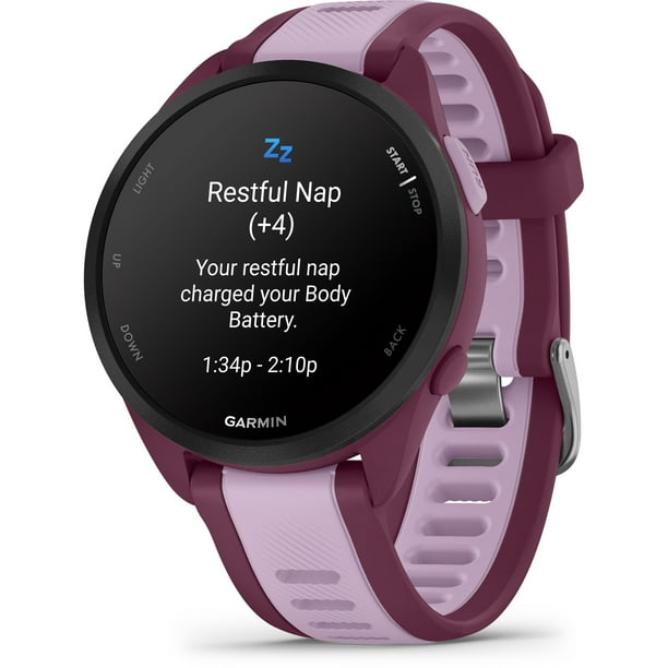 Garmin Monitor Deportivo Forerunner 165 Music, Berry Garmin 010-02863 ...