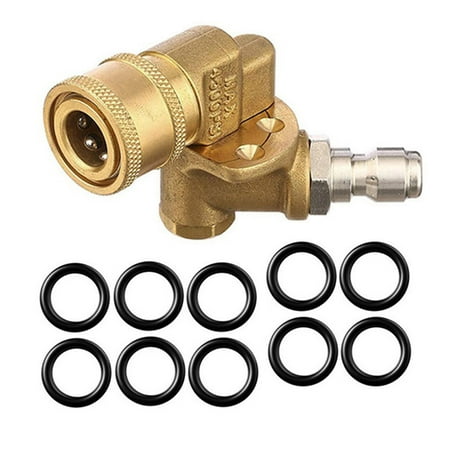 Pressure Washer 7 Angle Adjustable 1/4 Inch Quick Connect Plug Pivoting ...