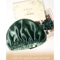 YANIBEST Adjustable Satin Bonnet Double Layer Hair Bonnet for Sleeping ...