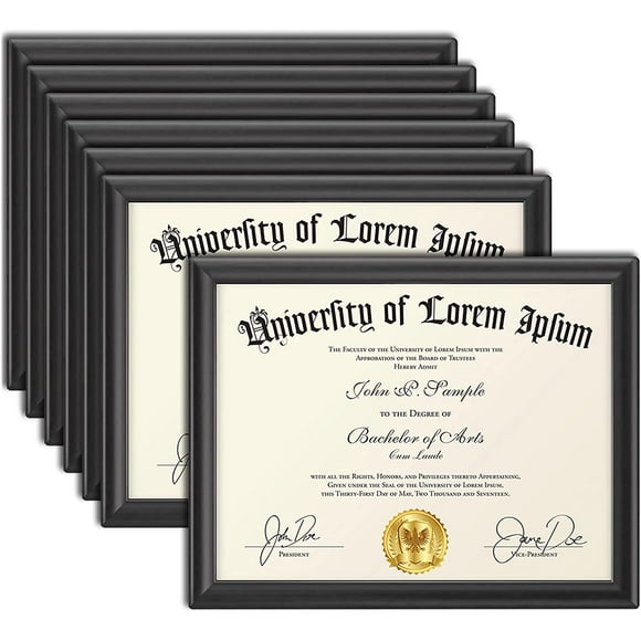 Rectangle Diploma & Certificate Frames | Walmart.ca
