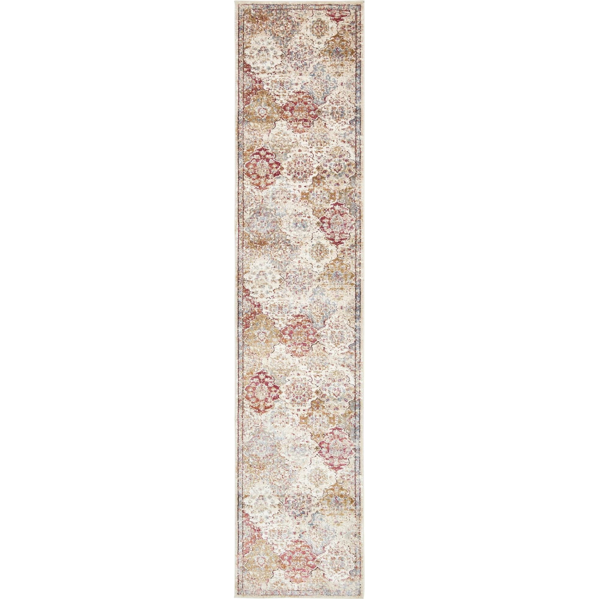 Unique Loom Verona Augustus Vintage Geometric Area Rug or Runner ...