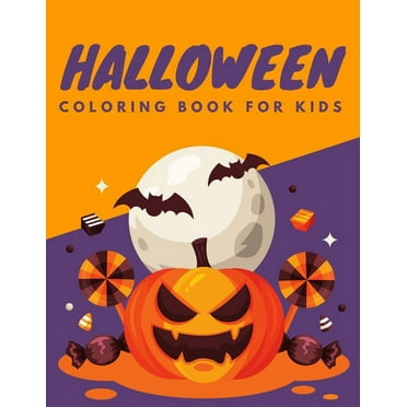 Happy Halloween Coloring Book For Toddlers: Over 90 Pages of Halloween ...