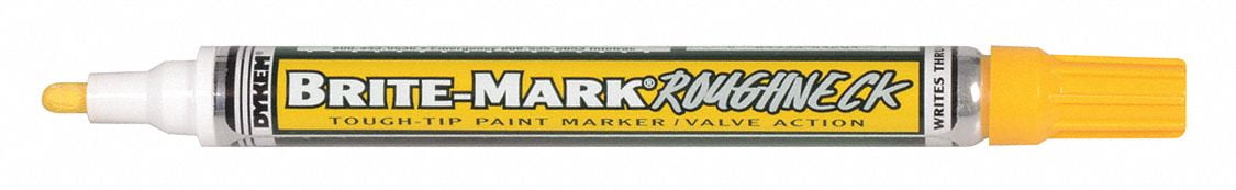 Dykem Paint Marker, Yellow 84204 - Walmart.com