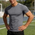 BSDJILFG Compression Shirts for Men Summer Raglan Tee Quick Drying ...