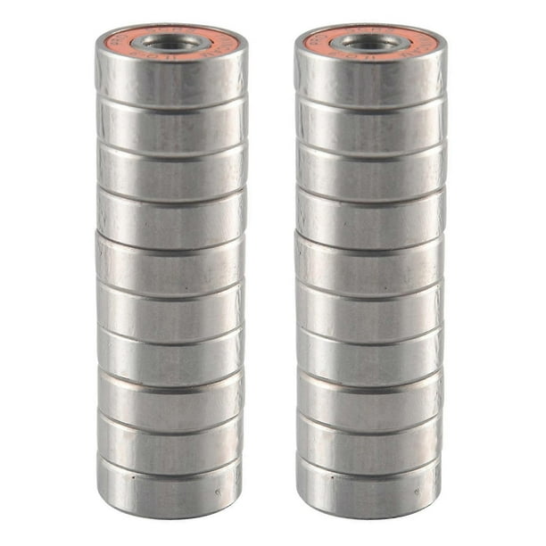 20pcs 608 2rs Ball Bearings, Ilq-9 High-speed Bearings For Skateboards ...