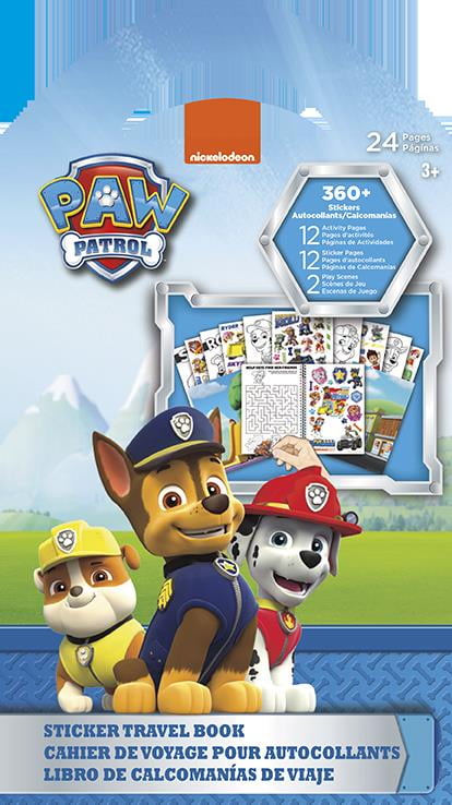 Paw Patrol Sticker Travel Book - Walmart.com