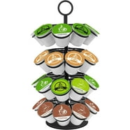 Keurig Storage Carousel, Holds up to 49 K-Cup Pods, Wood and Wire ...
