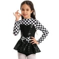 Zaldita Girls Halloween Racer Cosplay Costume Sequins Checkerboard ...