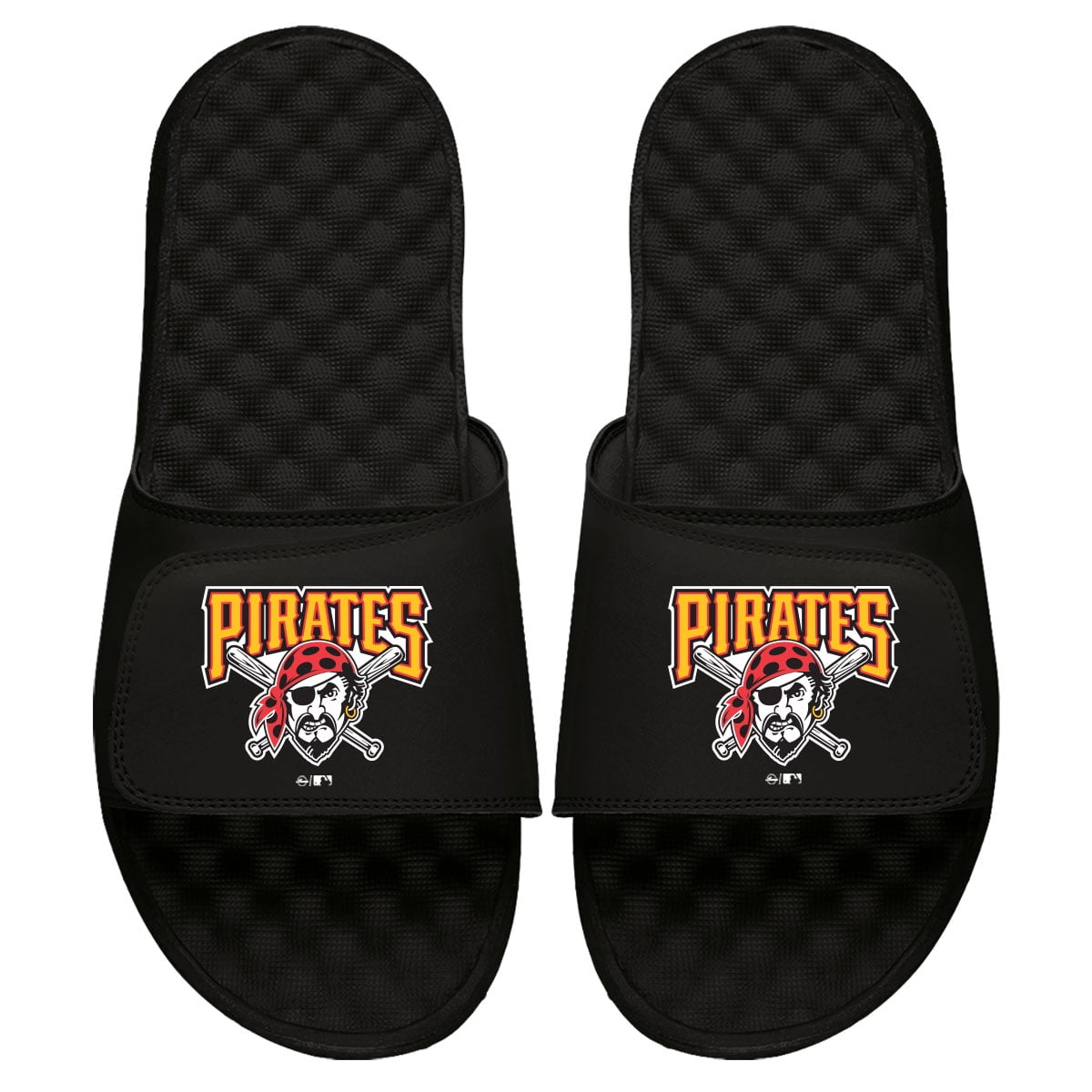 Youth ISlide Black Pittsburgh Pirates Cooperstown Logo Slide Sandals ...