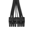 Two 8Pin to 16Pin 12VHPWR PCIE 5.0 Cable for Power Supply and High End ...