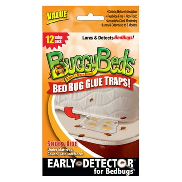 BuggyBeds Bed Bug Glue Traps Home, 4 Count - Walmart.com