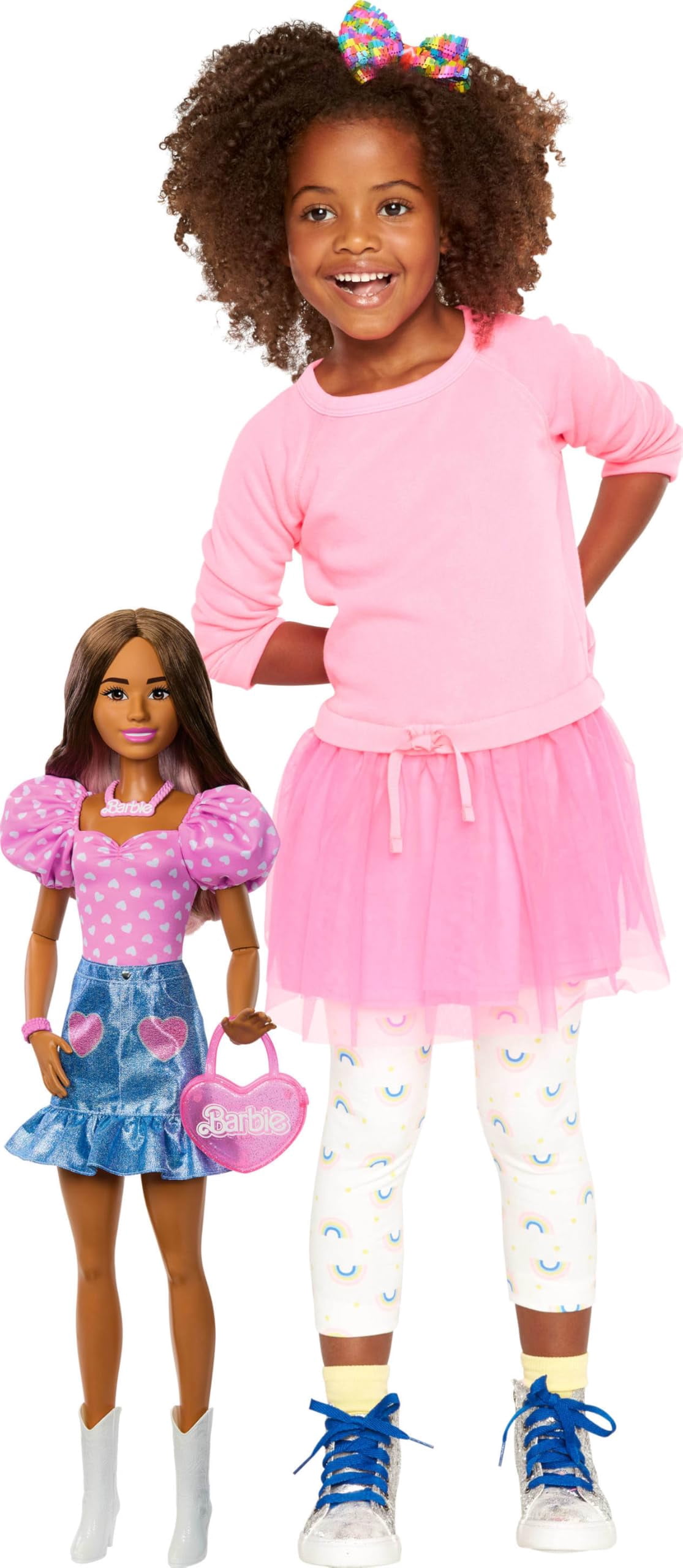 Muñeca moderna Barbie de 28 pulgadas con ropa y accesorios extraíbles ...