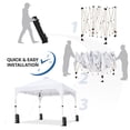 10x10 Pop Up Canopy Tent with Vent, Easy Set Up Instant Sun Shelter ...