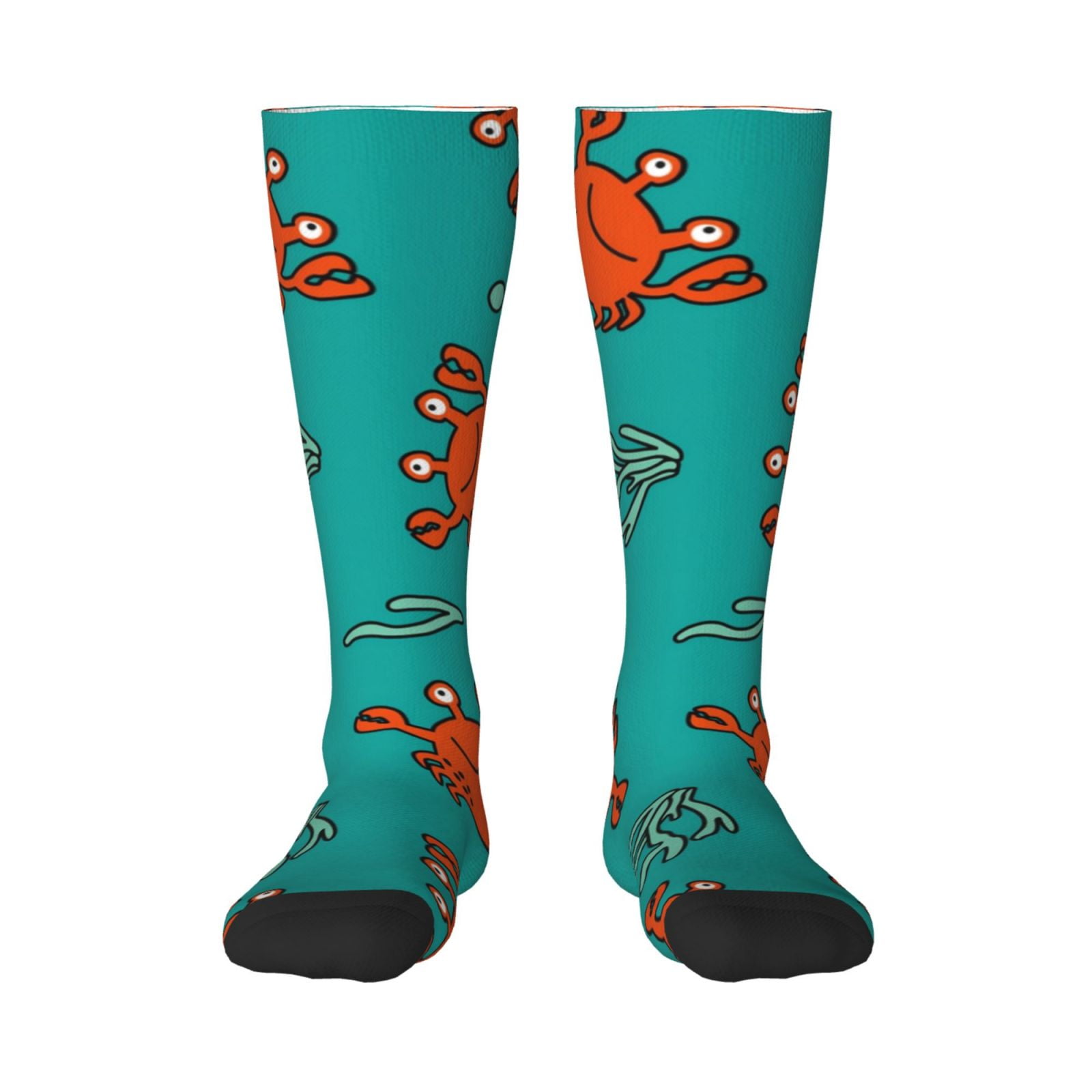Fotbe Colorful Crab Calcetas Divertidas Estampadas para Hombre y Mujer ...