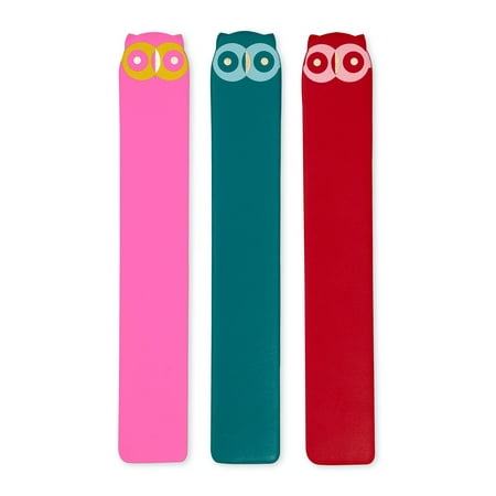 Kate Spade New York Novelty Bookmark Set of 3, Cute Leatherette Book ...