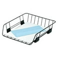 fellowes workstation stacking letter desk tray organizer, front load ...