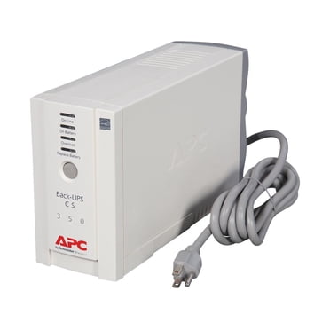 APC BK350 6-Outlet 350VA 210W 120V Stand-By Step Wave UPS - Walmart.com