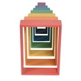 TickiT Wooden Rainbow Architect Rectangles - Set of 7 - Walmart.com