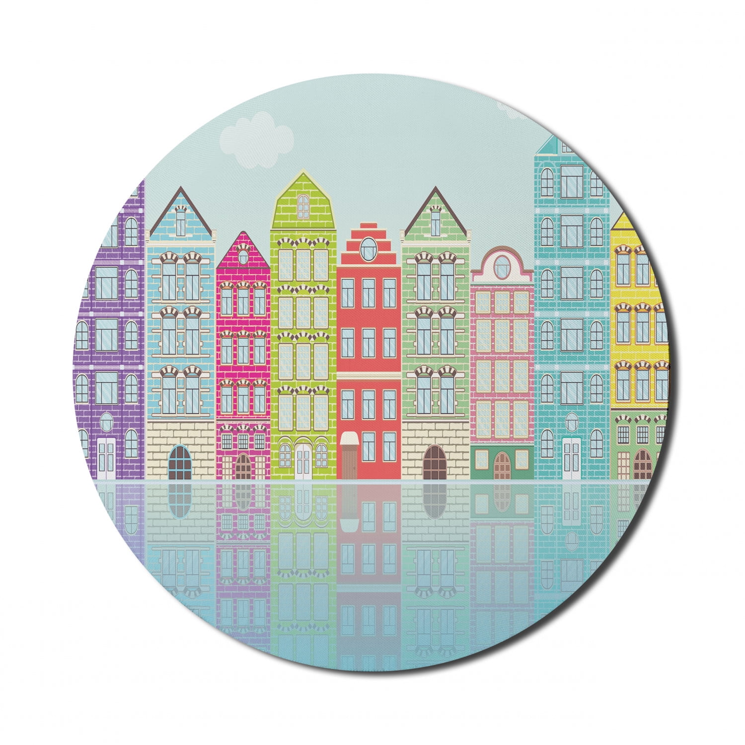 Amsterdam Mouse Pad for Computers, Horizontally Arranged Architecture ...