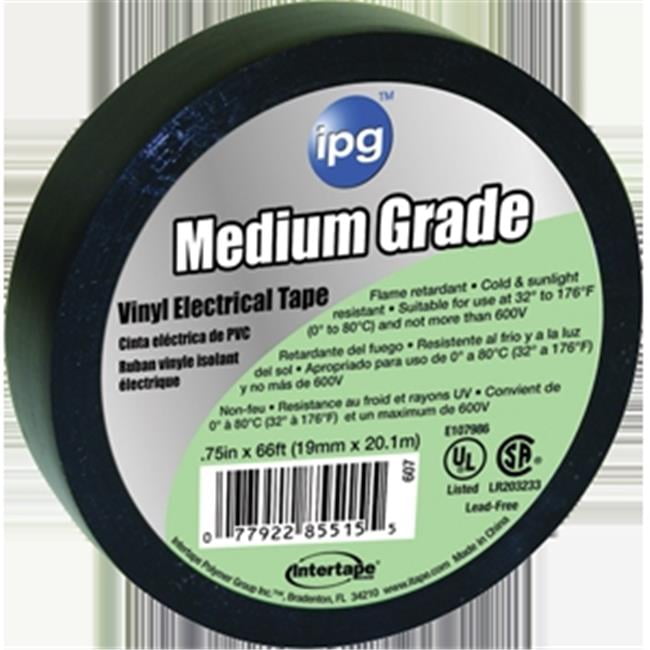 Intertape Polymer Group 66AW 0.75 in. x 66 ft. Electrical Tape Pack of ...