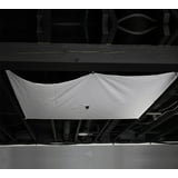 White 10' x 10' Ceiling Leak Diverter Drain Tarp - Vinyl Coated Roof ...