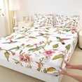 Castle Fairy Teens Gradient Hummingbird Queen Sheet Sets,Vintage ...