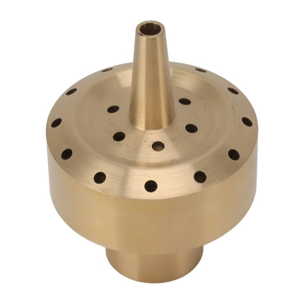 Fountain Nozzle Heads, Brass Column Multi Direction Jet Pond Fountain ...