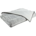 Mainstays Grey Aztec King Quilt - Microfiber - 104 x 90 - Walmart.com
