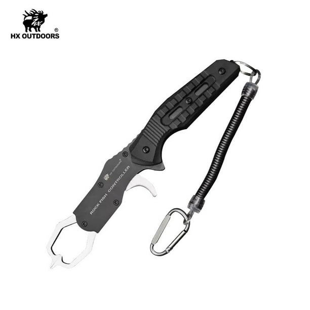 HX OUTDOORS Fish Lip Gripper Aluminum Alloy Fish Holder Fish Grabber ...