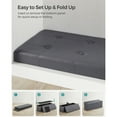 43 Inches Folding Storage Ottoman Bench, Bedroom Decor Furniture ...