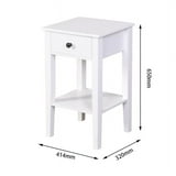 Bathroom Storage Table, 2021 Upgraded Bedroom Night Table with Drawer ...
