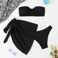 asdoklhq Women's Bikini Swimsuits Women's Solid Color Bikini Split Tube ...