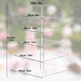 6 Tier Square Cupcake Stand Pastry Display for Party Wedding Birthday ...