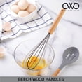 COOK WITH COLOR Silicone Kitchen Utensils Sets, Spatulas and Cooking ...