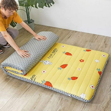 Traditional Japanese Futon Mattress, Quilting Folding Floor Mattress ...