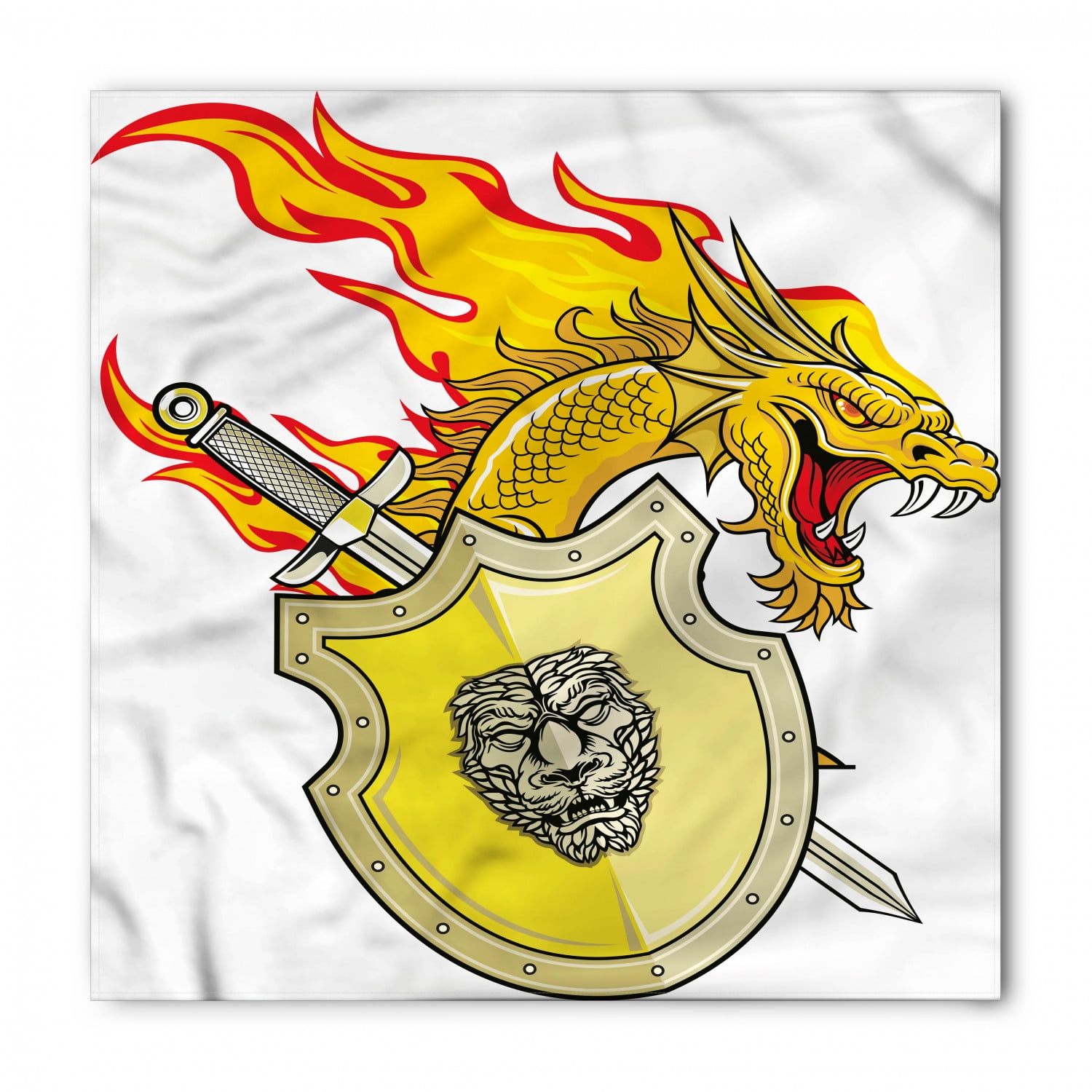 Dragon Bandana, Creature Hero, Unisex Head and Neck Tie, by Ambesonne ...