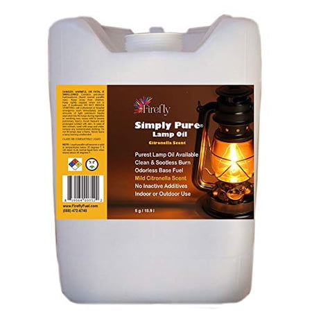 Firefly Bulk Kosher Citronella Scented Lamp Oil 5 Gallons - Odorless ...