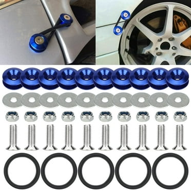 SPRING PARK Durable Quick Release JDM Fasteners Kit for Car Bumpers ...
