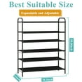Wisdom Star 6 Tier Stackable Shoe Rack Organizer Storage, Adjustable ...