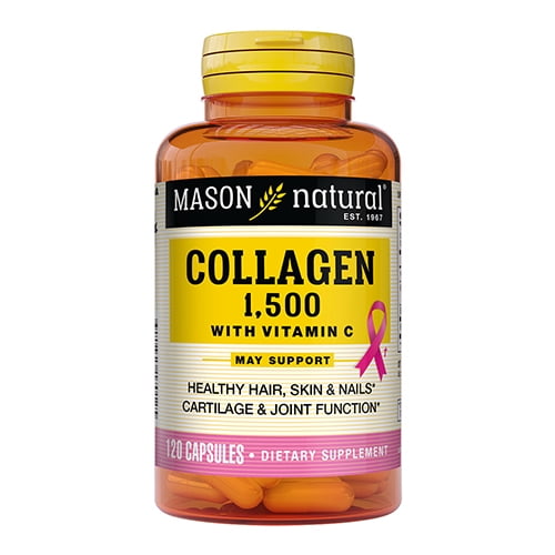 Mason Natural Collagen 1500mg Plus Biotin and Vitamin C Capsules - 120 ...