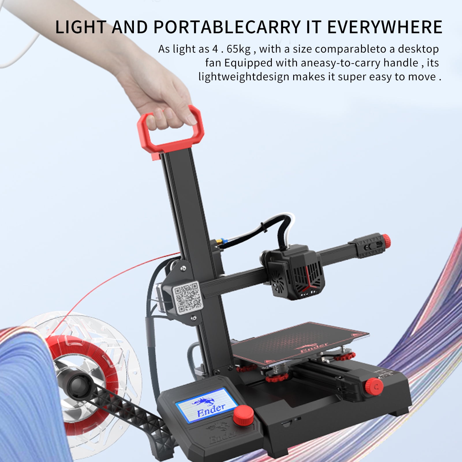 Buy Creality Ender-2 Pro 3D Printer, All Metal Desktop DIY 3D Printing ...