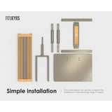 FITUEYES Design Floor TV Stand for 32 43 50 55 65 Inch TV, Modern TV ...