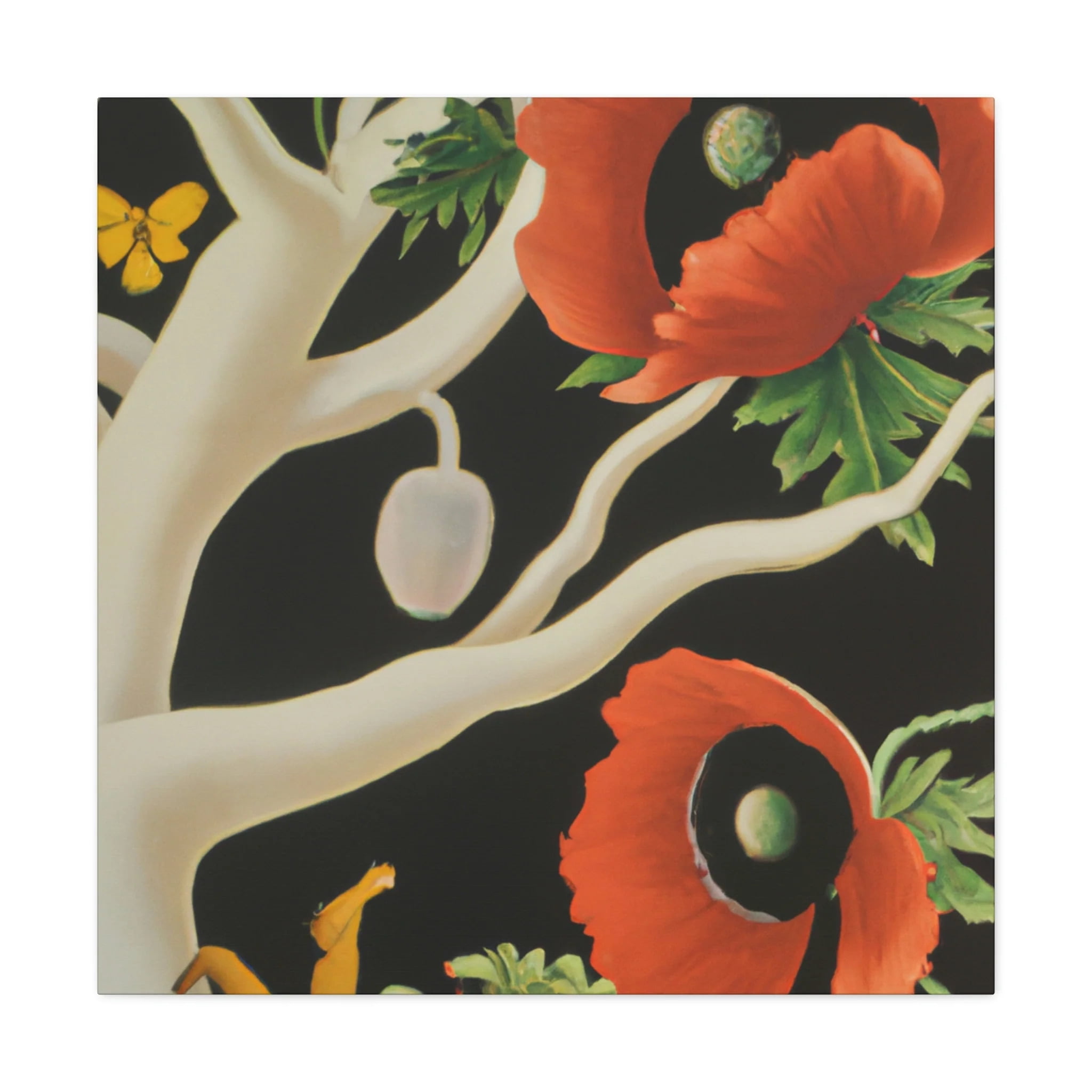 Poppies in Splendor - Canvas - Walmart.com