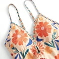 2026 New Women's Bohemian Floral Print One-Piece Swimsuit with Matching ...