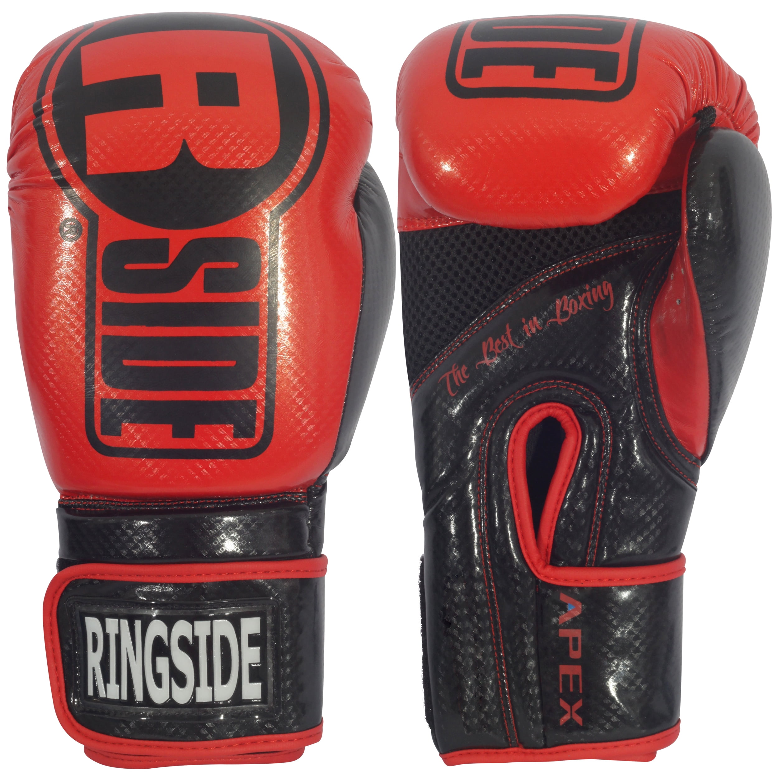 Ringside Apex IMF-Tech Boxing Bag Gloves Large/Extra-Large Red/Black ...