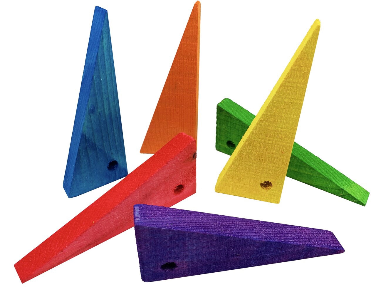 Bonka Bird Toys 2072 Pk6 Large Triangles Foot Talon Craft Part Bird ...