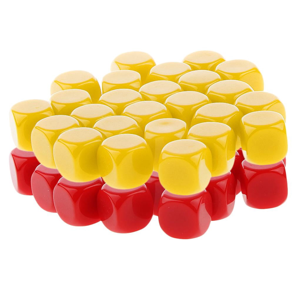 50pc 16mm Dados en Esquina forma forma forma D6 Creativos Que Enseñan ...