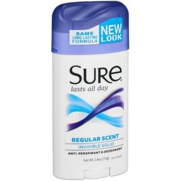 6 Pack - Sure Anti-Perspirant Deodorant Invisible Solid Unscented 2 ...