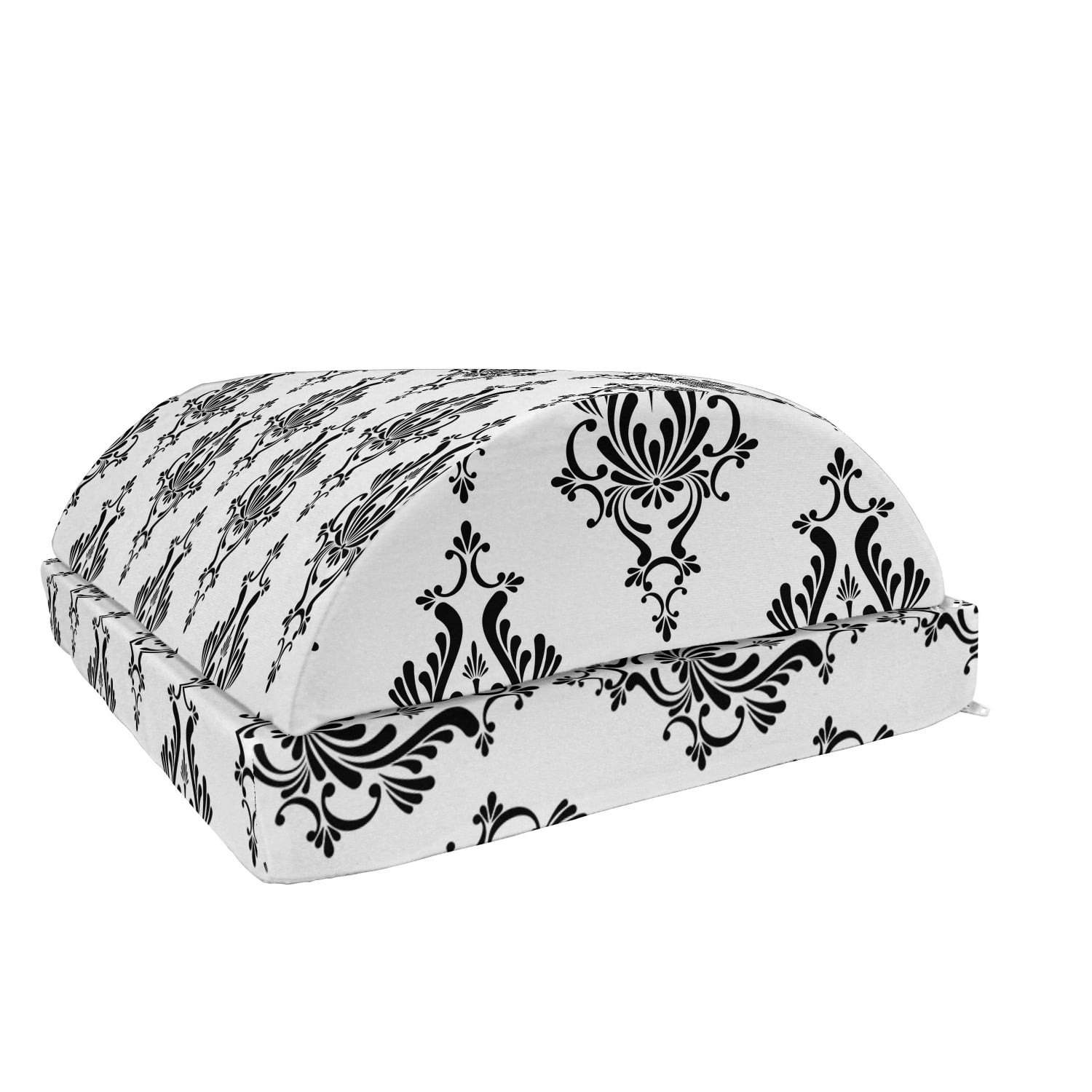 Damask Foot Rest, Baroque Style Victorian Renaissance Pattern with ...