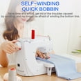 Mini Small Portable Sewing Machine with Foot Pedal Built in 12 Stitches ...
